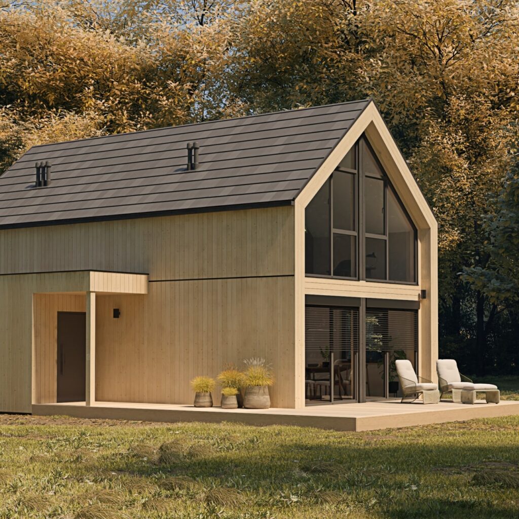 Prime House 110 - Dom prefabrykowany z uż. poddaszem [2025]